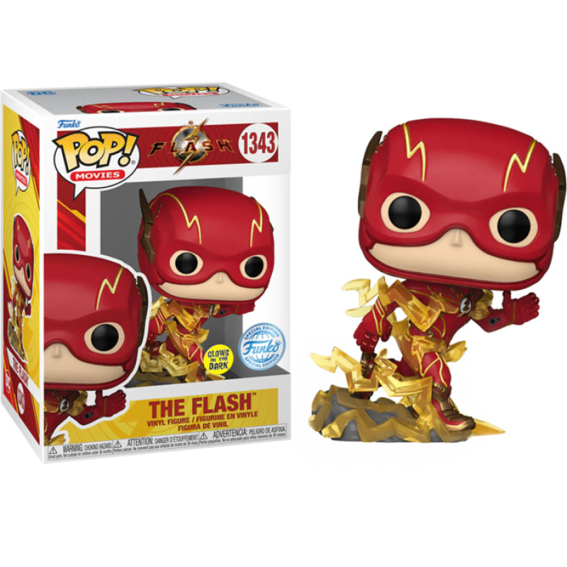 The Flash 2023 The Flash Glow in the Dark Pop Vinyl Figure